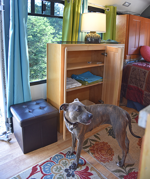 Off-Grid Bus Home Tour - BADRAP